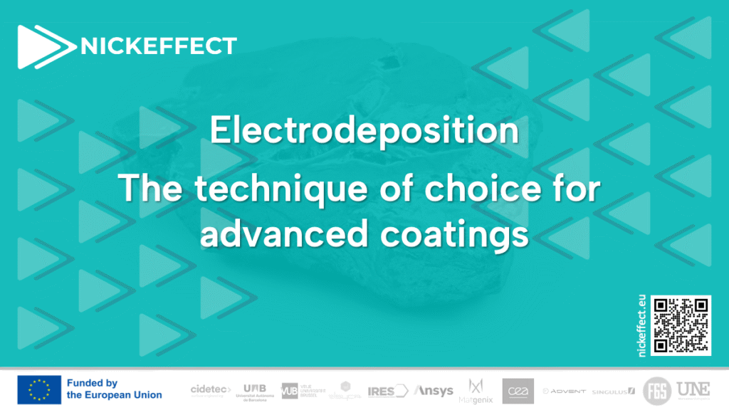 Electrodeposition – the technique of choice for advanced coatings ...